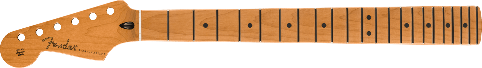 Satin Roasted Maple Stratocaster LH Neck, 22 Jumbo Frets, 12", Maple ...
