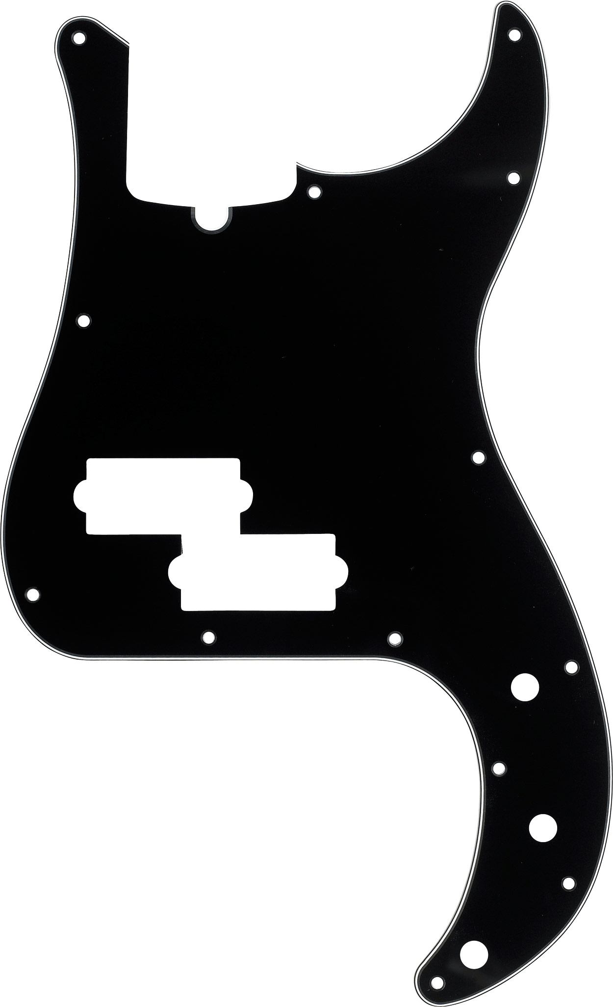 13-Hole Multi-Ply Modern-Style Precision Bass Pickguards – Fender