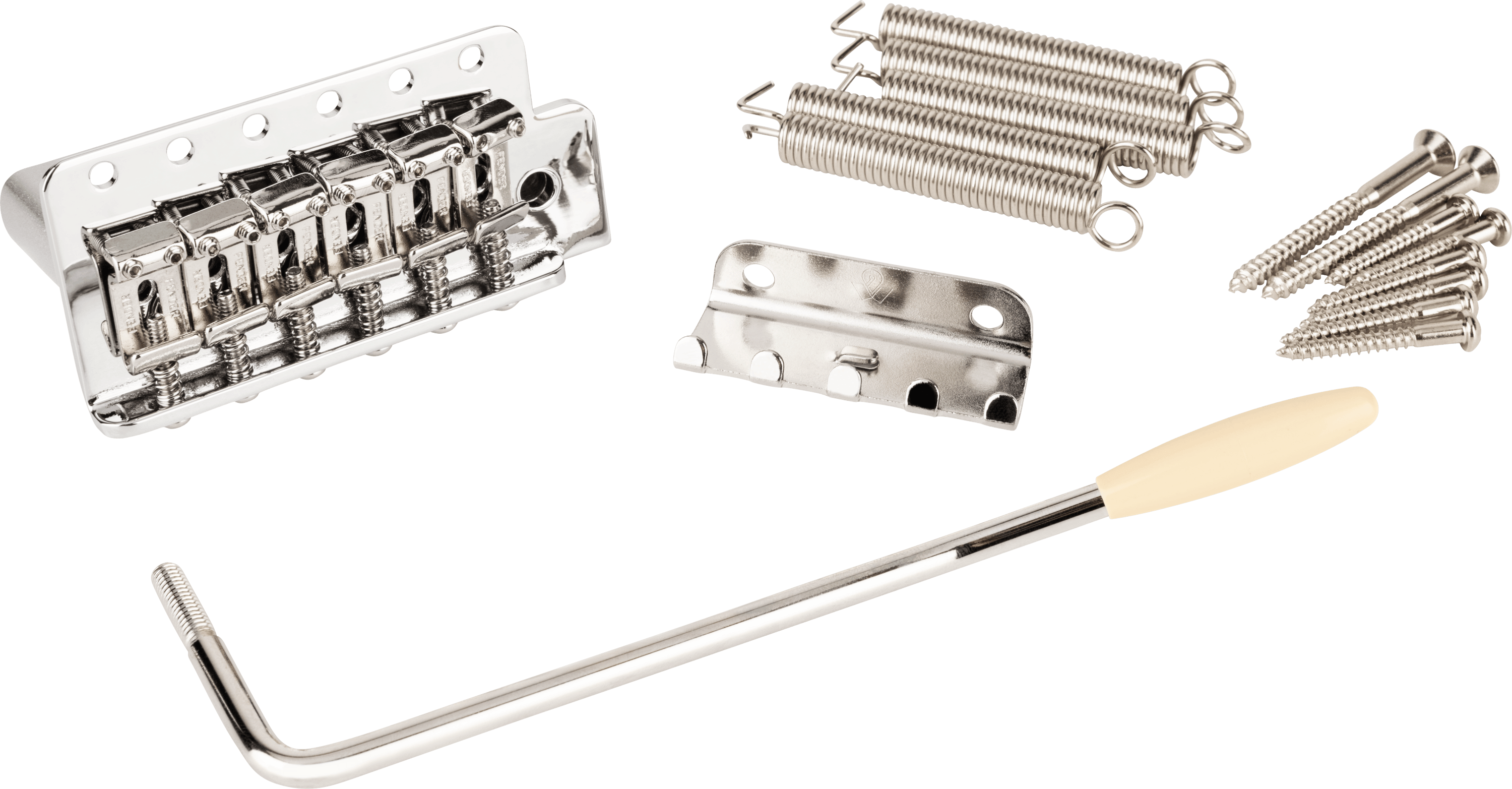 Vintage/Narrow Strat® Tremolo Assembly, Chrome – Fender